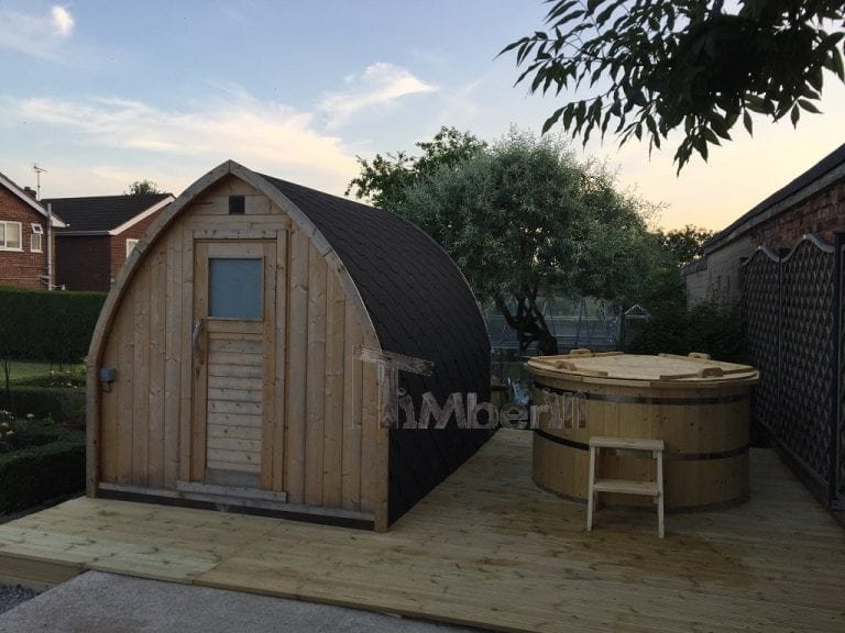 Igloo Outdoor Sauna And Wood Fired Wooden Hot Tub, Philip, Selston, UK ... Igloo Outdoor Sauna And Wood Fired Wooden Hot Tub, Philip, Selston, UK ...